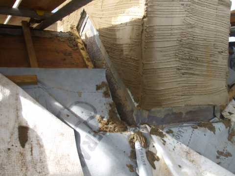 TM Roofing Fleet - render chimney, re-point chimney